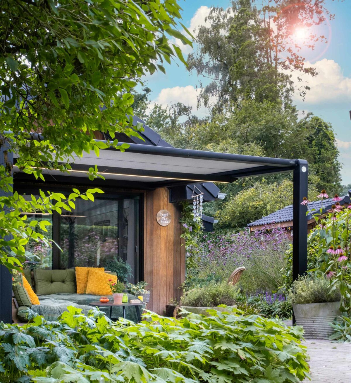 Een terrasoverkapping met doek | Verano® | Verano