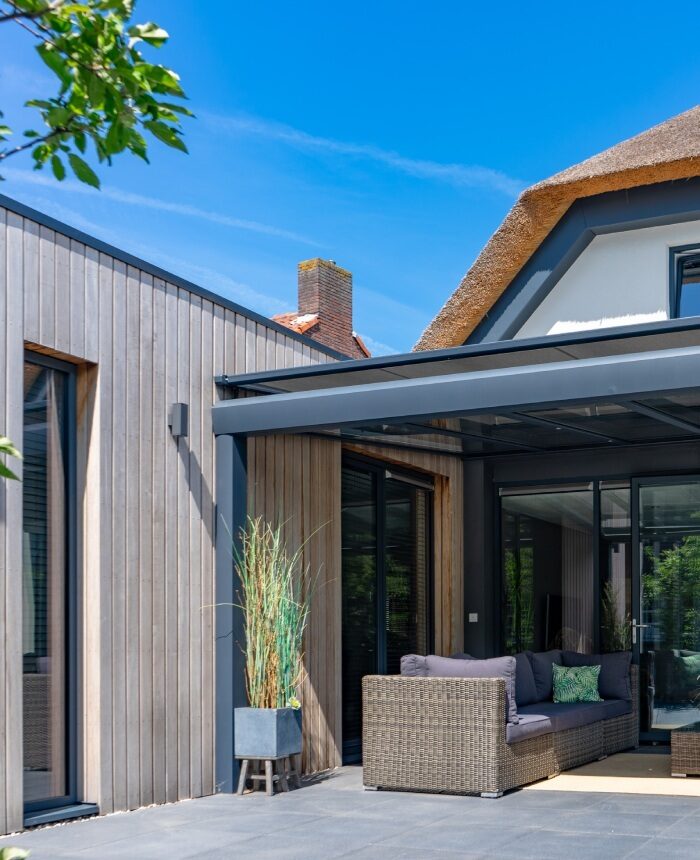 Aluminium terrasoverkappingen met glas of polycarbonaat | Verano® | Verano