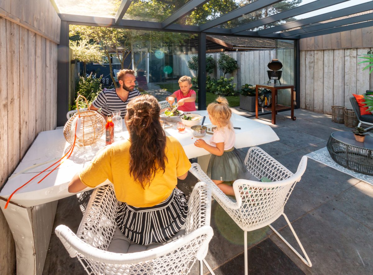 Terrasoverkapping | Overkapping kopen ? 5 types vulling | Verano