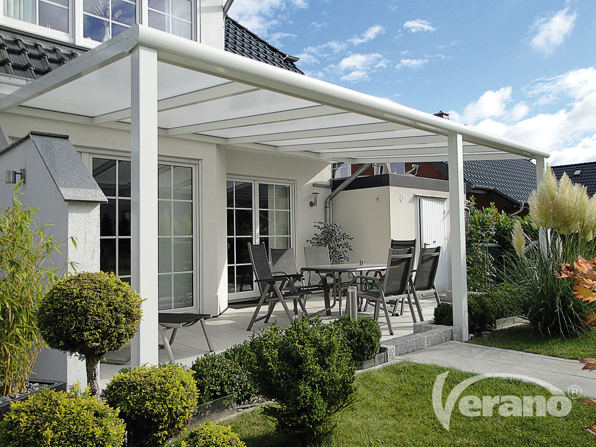 Aluminium terrasoverkapping | Ontdek ons gamma | Nr 1 in ☀️ | Verano